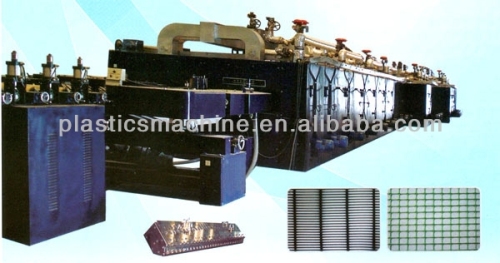 Uniaxial And Biaxial Reinforcing Geogrid Making Machine- Plastic ...