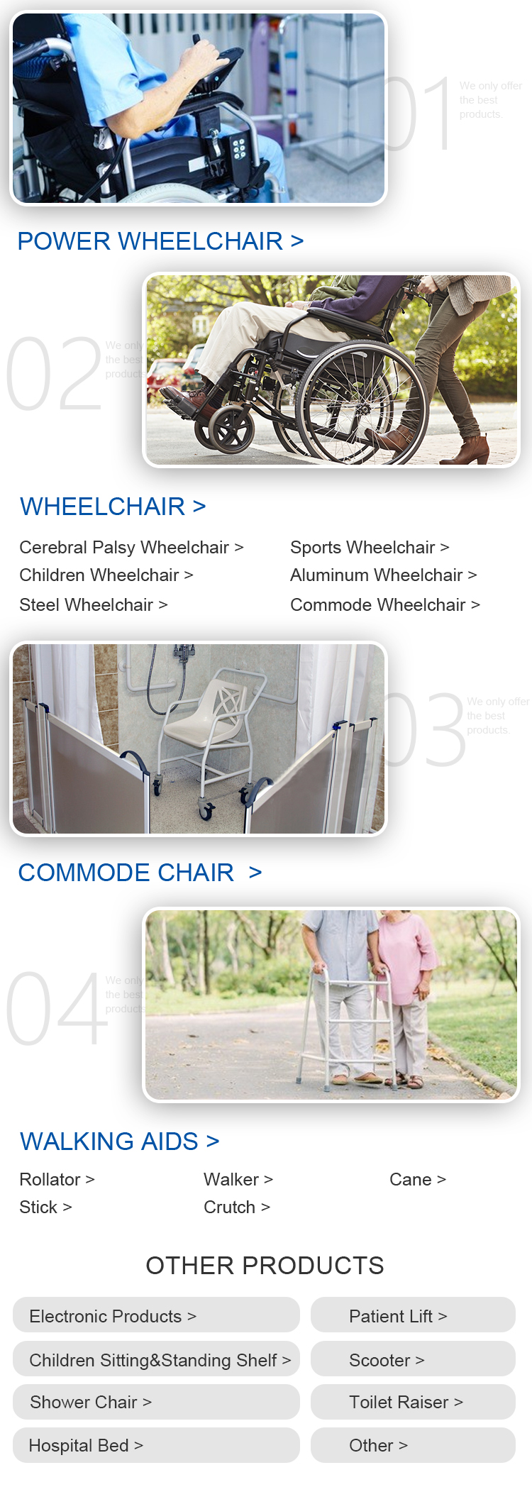 Aluminum Material Folding Walking Frame For Disability Assistance, High ...