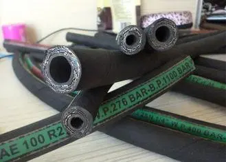 Wire Braid Hydraulic Flexible Rubber Hose Pipe 2 Inch , Col, High ...