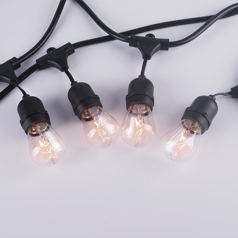 B22 Festoon String Lights With 100m 50cm Spacing, High Quality B22 ...