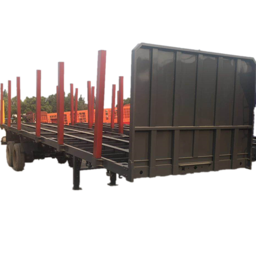 Wood Lumber Log Loading Semi Trailer, High Quality Wood Lumber Log ...