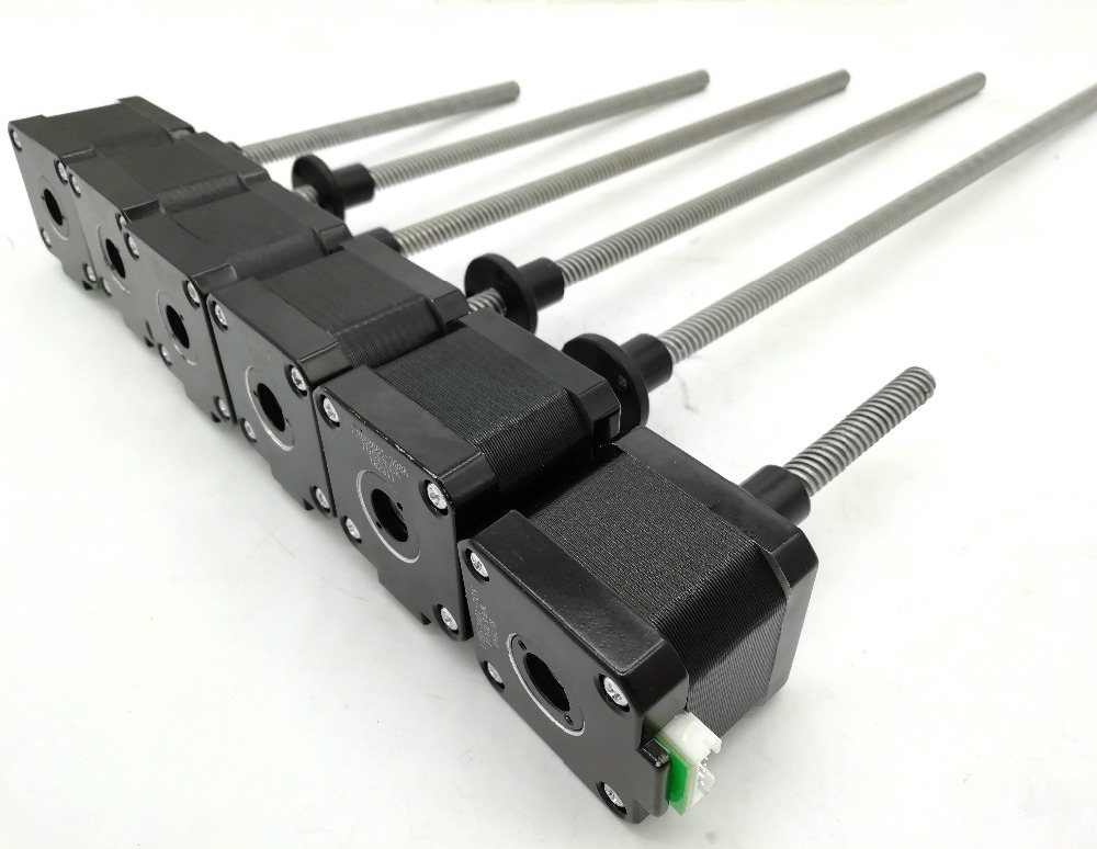 Nema17 Threaded Rod Stepper Motor With 150-250mm Length Tr8*8 Acme ...