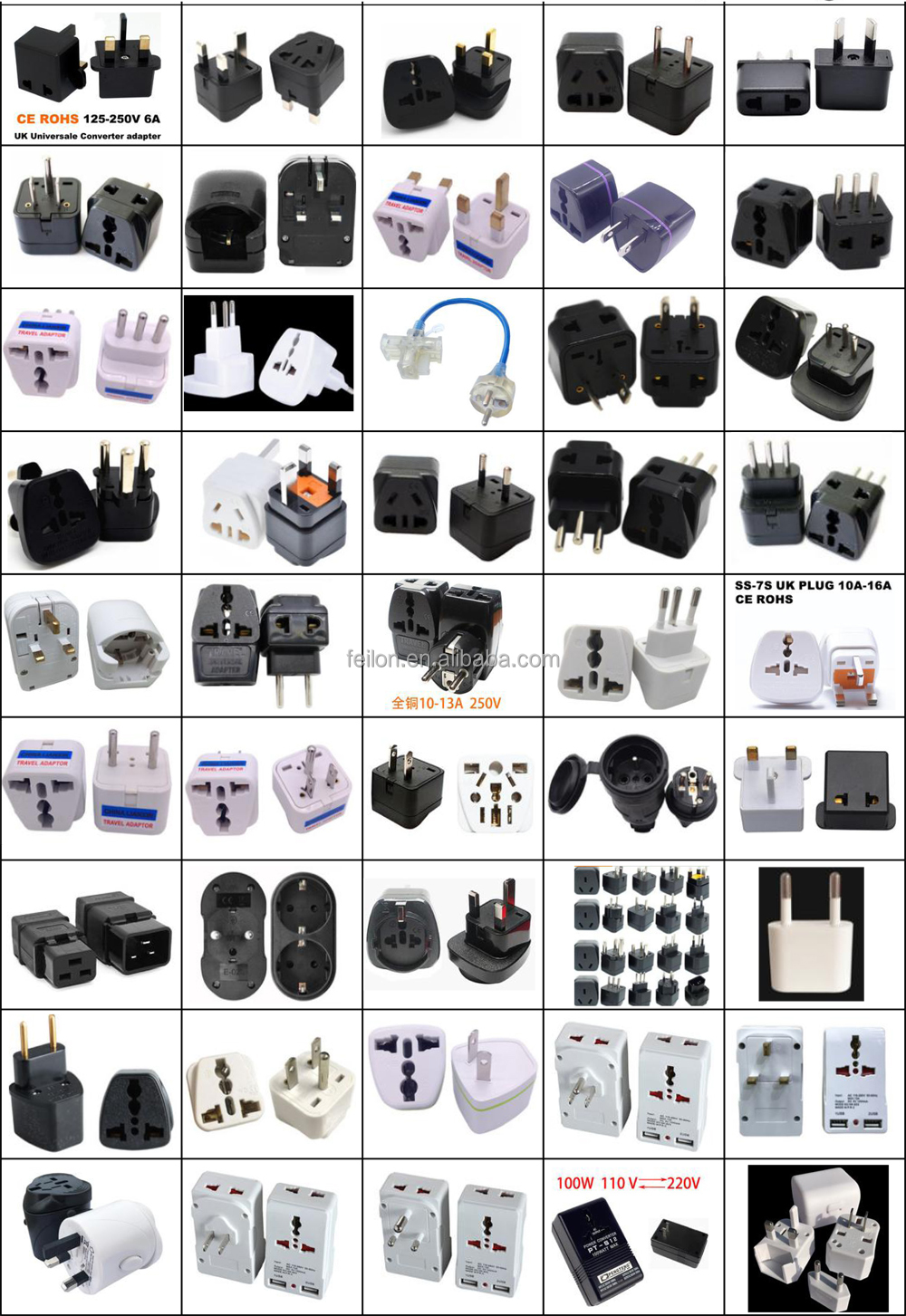 South Africa/india/nepal Plug To Socket Power Conversion Adapter, High ...