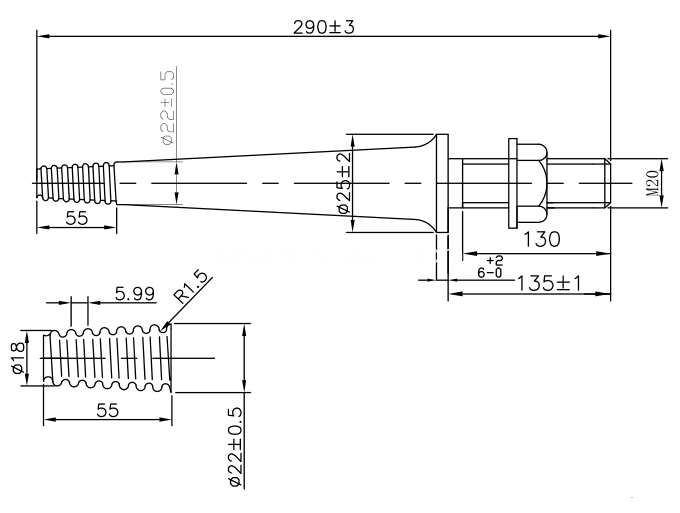 56-2 Bs 클래스 핀 유형 절연체 스핀들, Bossgoo.com의 고품질 56-2 Bs 클래스 핀 유형 절연체 스핀들