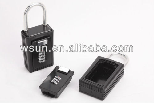 3 Combination Wheels 12 Letter Per Wheel Lock Box For Outdoor, High ...