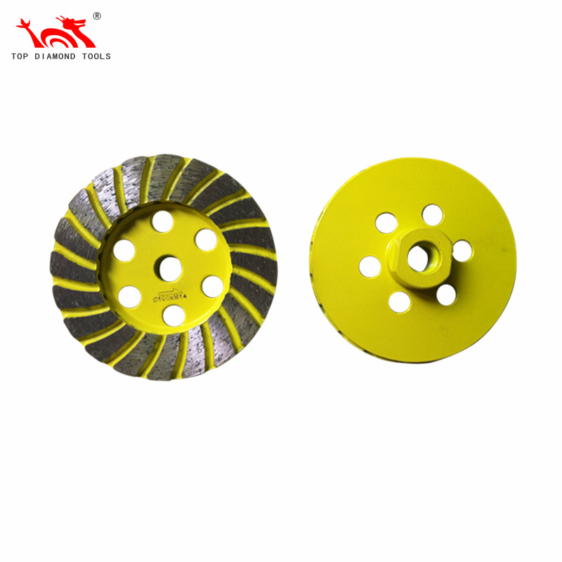 4 Inch Aluminum Diamond Turbo Cup Grinding Wheels, High Quality 4 Inch ...