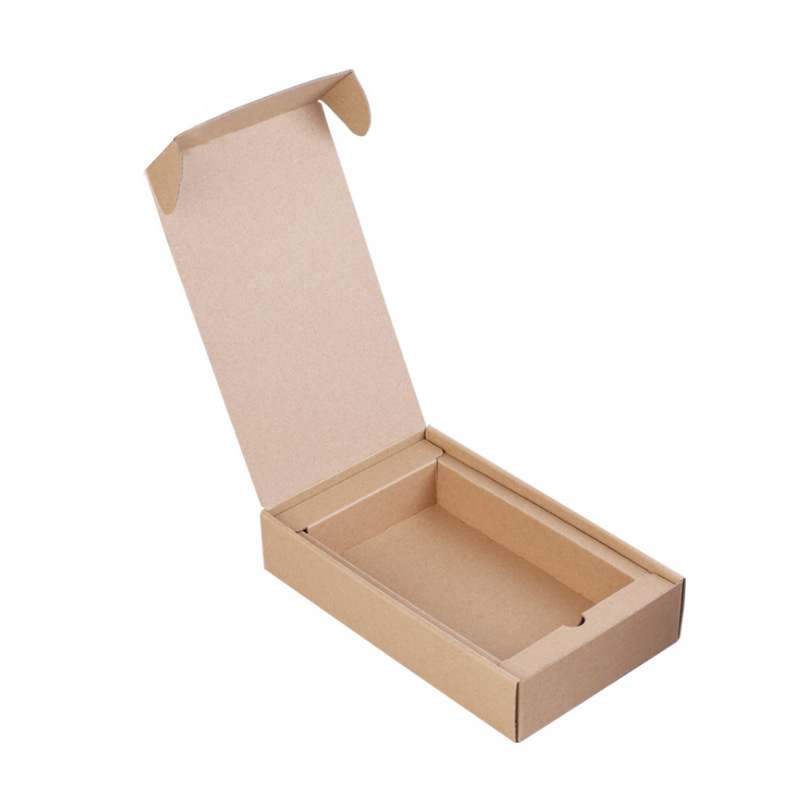โลโก้การพิมพ์ Eco Brown Kraft Shipping Box คุณภาพสูง โลโก้การพิมพ์ Eco ...
