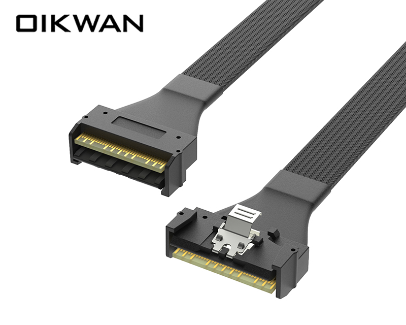 Lp Slimsas Sff-8654 8i ถึง 8i สายเคเบิล Slimsas 8i สายเคเบิล Pcie ...