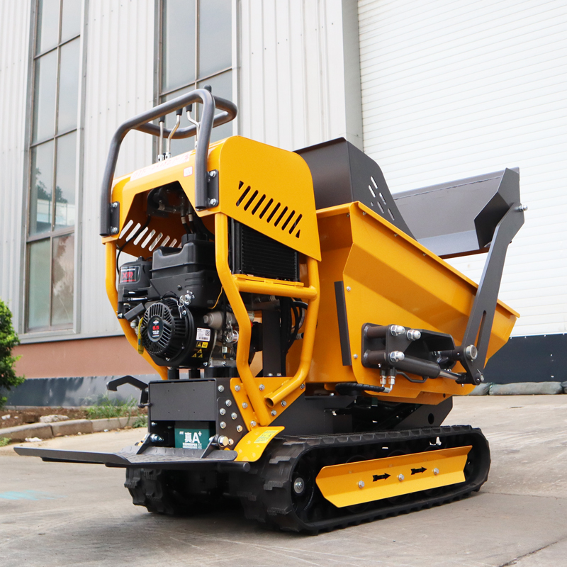 Mini Crawler Dumper: Chinese Garden Mini Transporter With Hydraulic ...