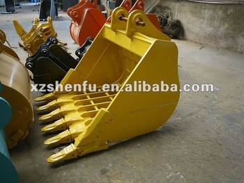 Excavator Attachment Parts Of The Sh210 Excavator Skeleton Bucket, High ...