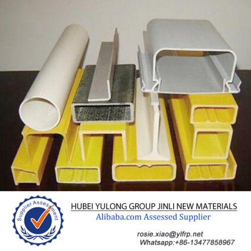 Frp Pultrusion Fiberglass Structural Square Shape Profiles, High ...