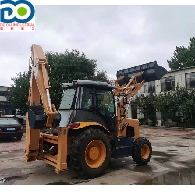 Double Busy Wheel Excavator Loader: Advanced Construction Project ...