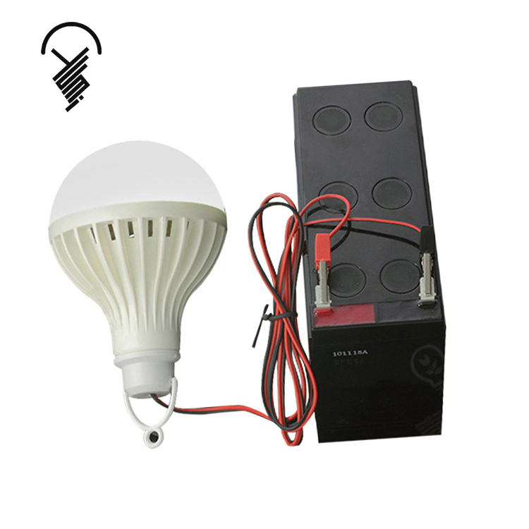 12v Dc Led Bulb With Wire Clamp - Plastic Shell, 9w Low Voltage Bulb ...