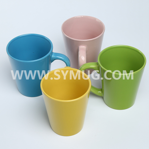 10 Oz V Shape Ceramic Coffee Mug Wholesale, High Quality 10 Oz V Shape ...