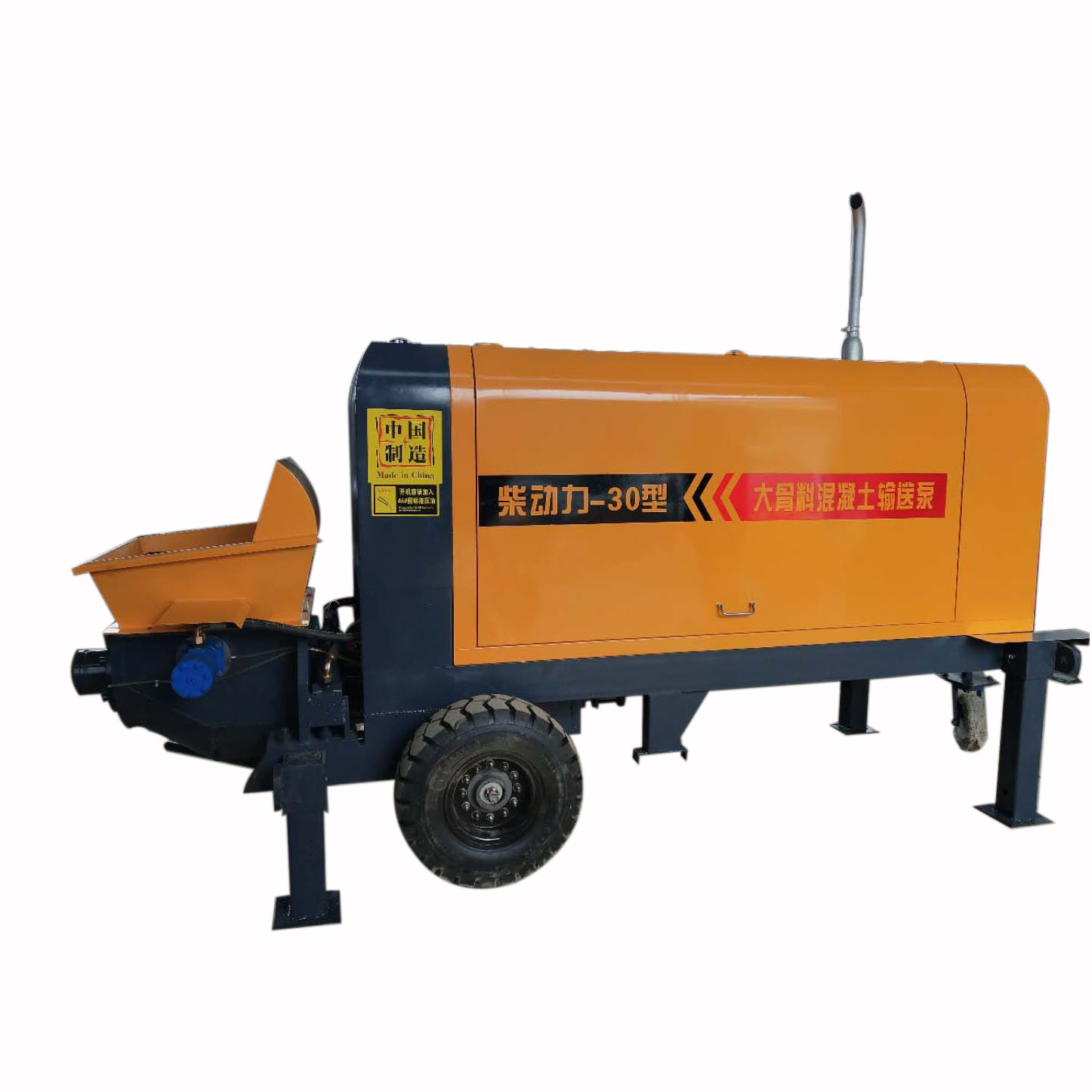 High Efficient Concrete Pump Machines For Precast Concrete Construction ...