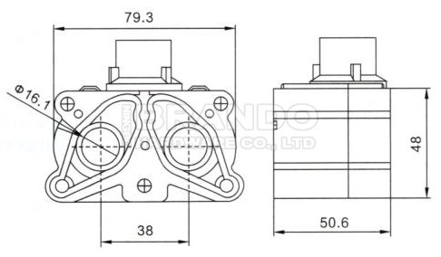 Wabco Type Truck Solenoid Coil 24VDC 4422302221 4724000012 China ...