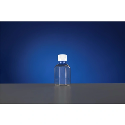 China Botella de almacenamiento PETG Square de 250 ml Fabricantes