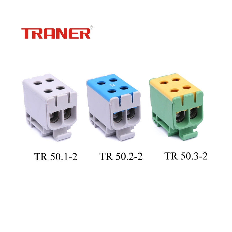 50mm2 2 Ways Aluminium/copper Grey Universal Terminal Block คุณภาพสูง ...