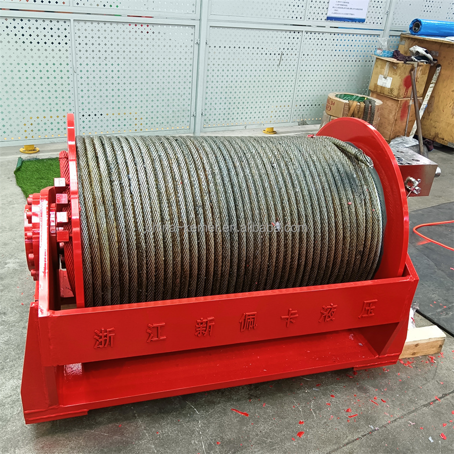 10tons Ship Deck Hydraulic Winch Crane - Good Price, High Quality ...