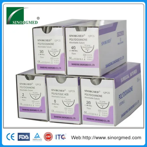 Monofilament Medical Surgical Pdo Sutures, High Quality Monofilament ...
