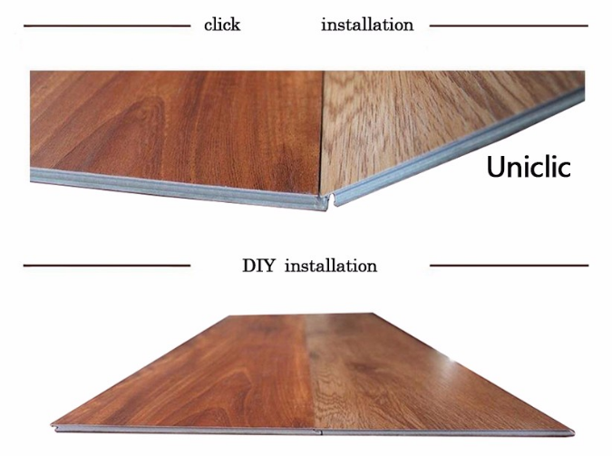 Engineered Waterproof Unilin Interlock Click Lvt Flooring, High Quality ...