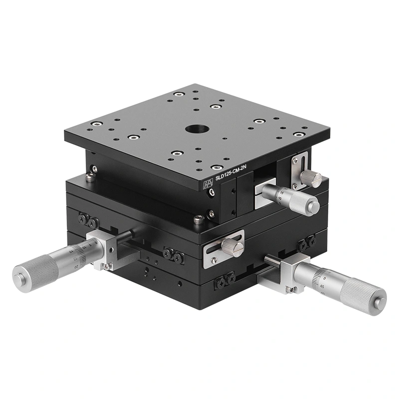 High-Precision Aluminum Alloy Manual XYZ-Axis Stage 125mm China ...