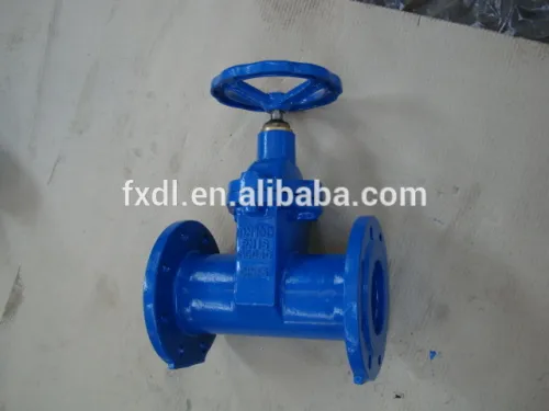 Din F5 Cast Iron Non-rising Stem Gate Valve,resilient Seated Pn16, High ...