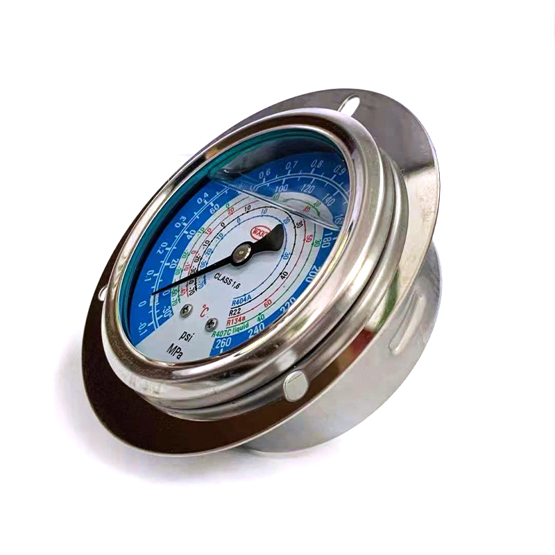 60mm Multi Connection Types Refrigerant Pressure Gauge, High Quality ...