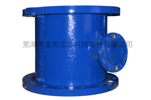 Flange Level Invert Tee Dn100 With Bitumen Coating, High Quality Flange ...
