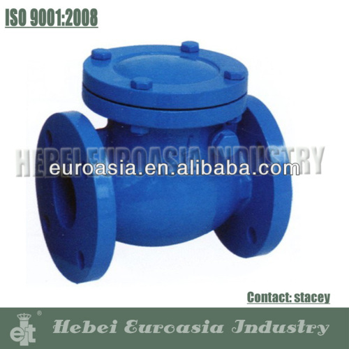 Spring Loaded Cast Iron Swing Check Valve, High Quality Spring Loaded ...