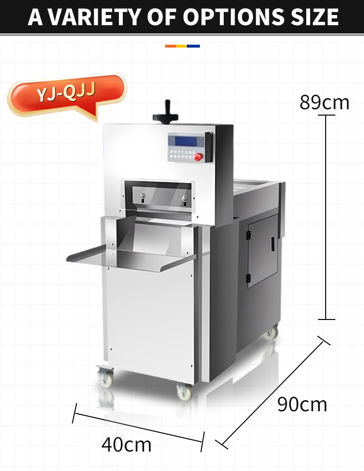 Automatic Cnc Stainless Steel Lamb Meat Roll Slicer For Frozen Meat ...