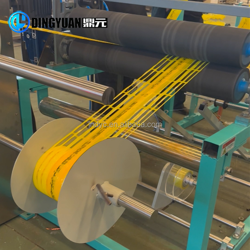 Yellow Plastic Underground Warning Net Production Line For 30cm Bury ...
