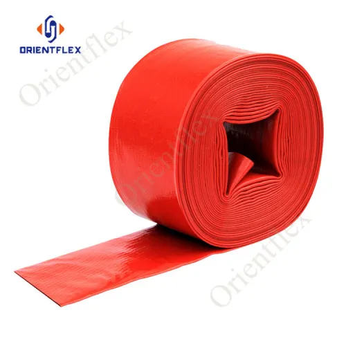 6 Inch Red Water Pumps Layflat Hose Pipe, High Quality 6 Inch Red Water ...