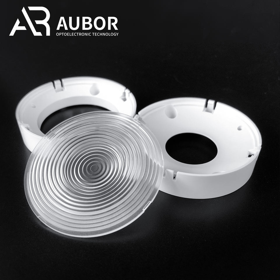 60x60mm 60 Degree Plastic Injected Optic Lens Diffuser For Spot ...