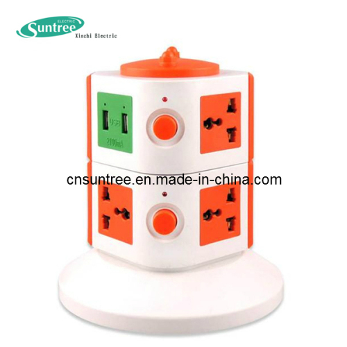 Electrical Multi Vertical Socket Usb Outlet Multi Power Extension ...