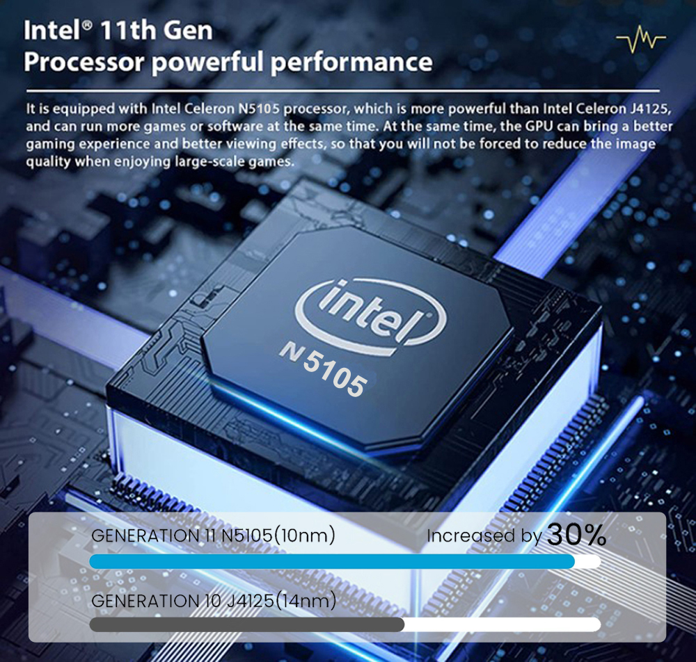 Celeron N5105 N5095가있는 맞춤형 미니 워크 스테이션 Pc, Bossgoo.com의 고품질 Celeron ...