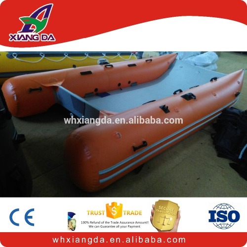 Inflatable Catamaran Fishing Dinghy Boat, High Quality Inflatable ...