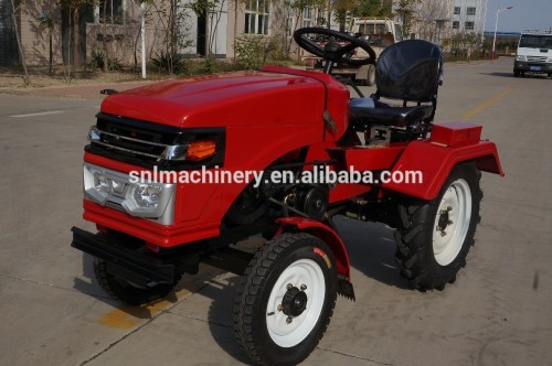 Red Color Mini Tractor 12hp/15hp, High Quality Red Color Mini Tractor ...