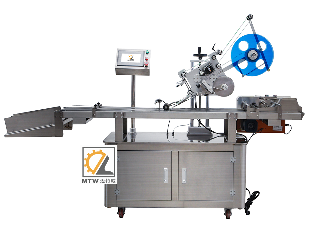 Mtw Fully Automatic Paging Paper Cardboard Pouch Labeling Machine, High ...