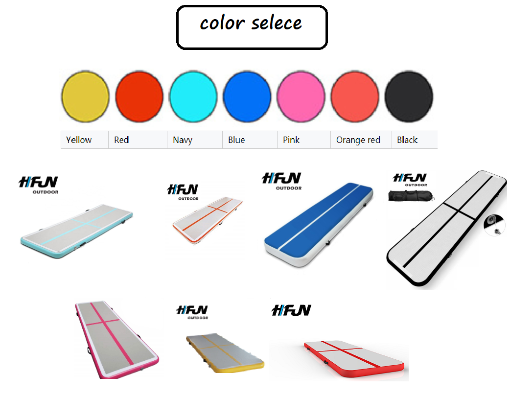 Custom 4x4m Inflatable Gym Slide Airtrack Floor Mat For Gymnastics ...