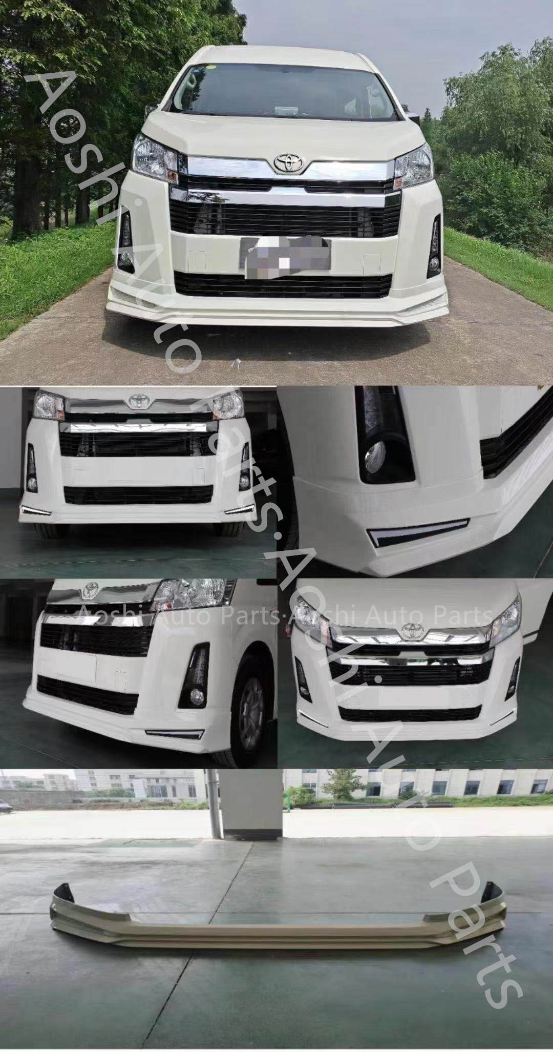 Hiace 2019-2021 Grandia Commuter Quantum Bumper Lip Guide, High Quality ...