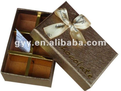 Classical Gold Chocolate Gift Box Packaging, High Quality Classical ...