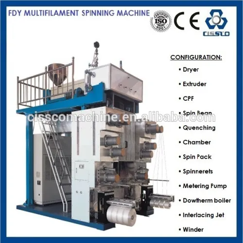 Fdy Yarn Spinning Machine, Fdy, Fully Drawn Yarn Spinning Production ...