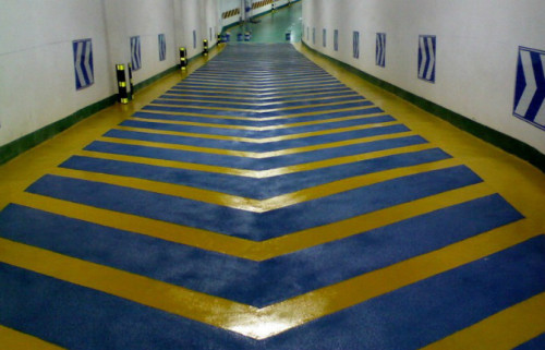 Mall Ramp Epoxy Mortar Slip Lantai Cat, kualitas tinggi Mall Ramp Epoxy ...