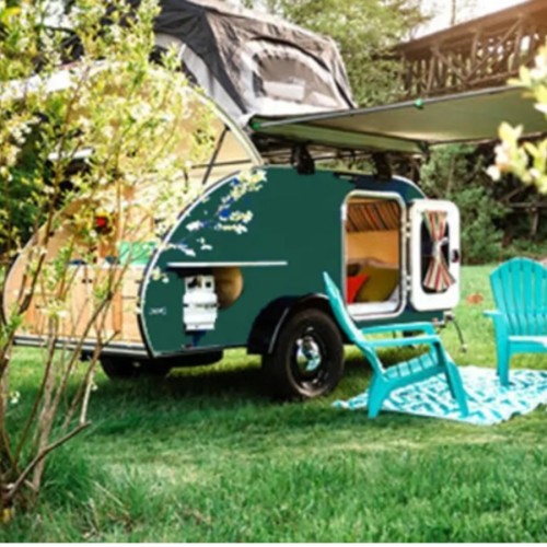 Overland Teardrop Trailer Camper With Roof Rack, High Quality Overland ...