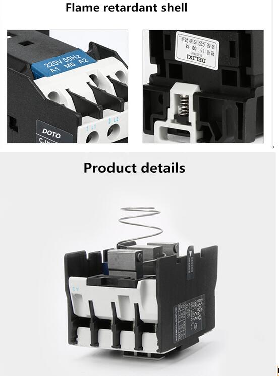 Cjx2-8011 Ac Contactor 24v/110v/220v Lc1-d80 Electrical Ac Magnetic ...