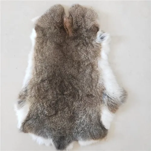 Genuine Rabbit Fur Craft Grade Rabbit Pelt White, High Quality Genuine ...