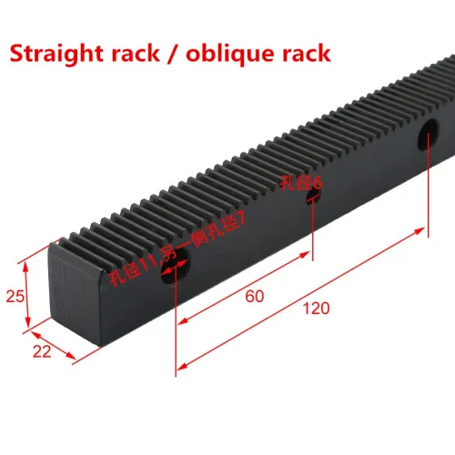 1pc 1.25 Mod Helical Rack 1400mm 670mm Helical Gear Rack And 1.25mod ...