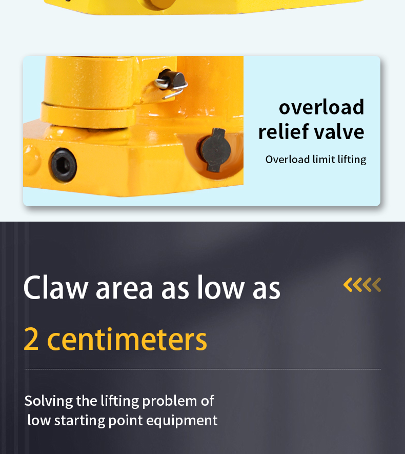 Electric Hydraulic Claw Toe Jack - 5t To 50t Portable Hoisting Kit ...