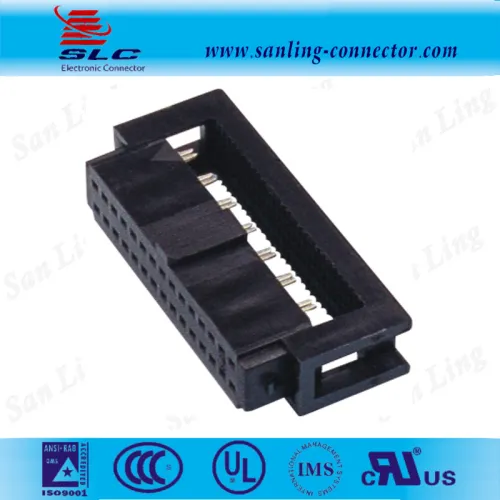2.54mm Pitch 14 Pin Idc Female Connector, High Quality 2.54mm Pitch 14 Pin Idc Female Connector ...